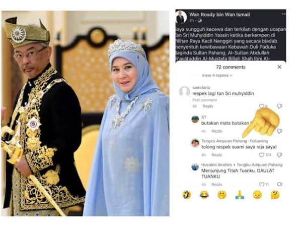 Tolong respect suami saya raja saya! - Tunku Azizah murka - Harapan Daily